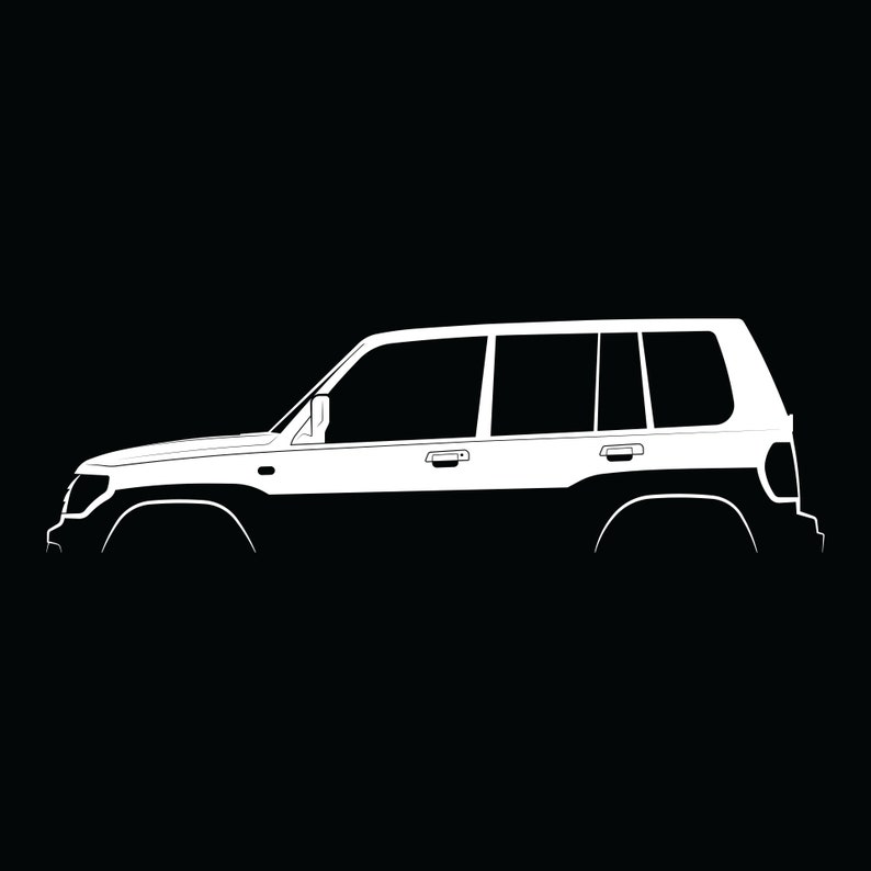 Pajero Io Silhouette Vector File - Etsy Australia
