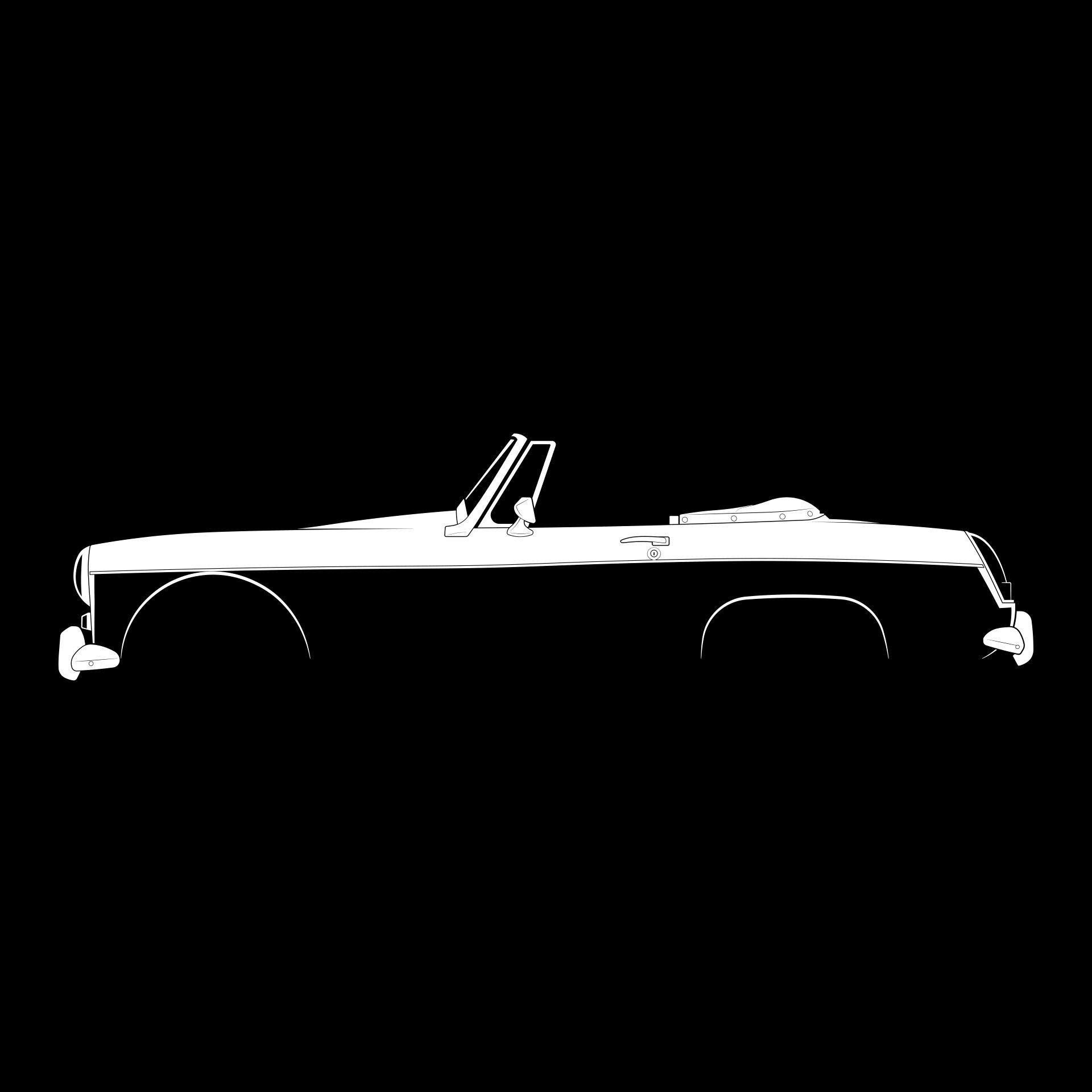 Midget Mk III Silhouette Vector File - Etsy