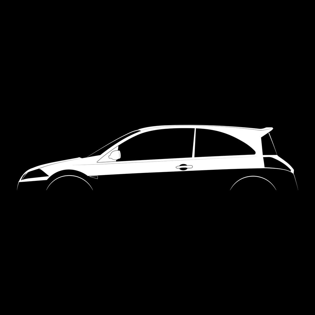 Megane RS R26R Silhouette Vector File - Etsy