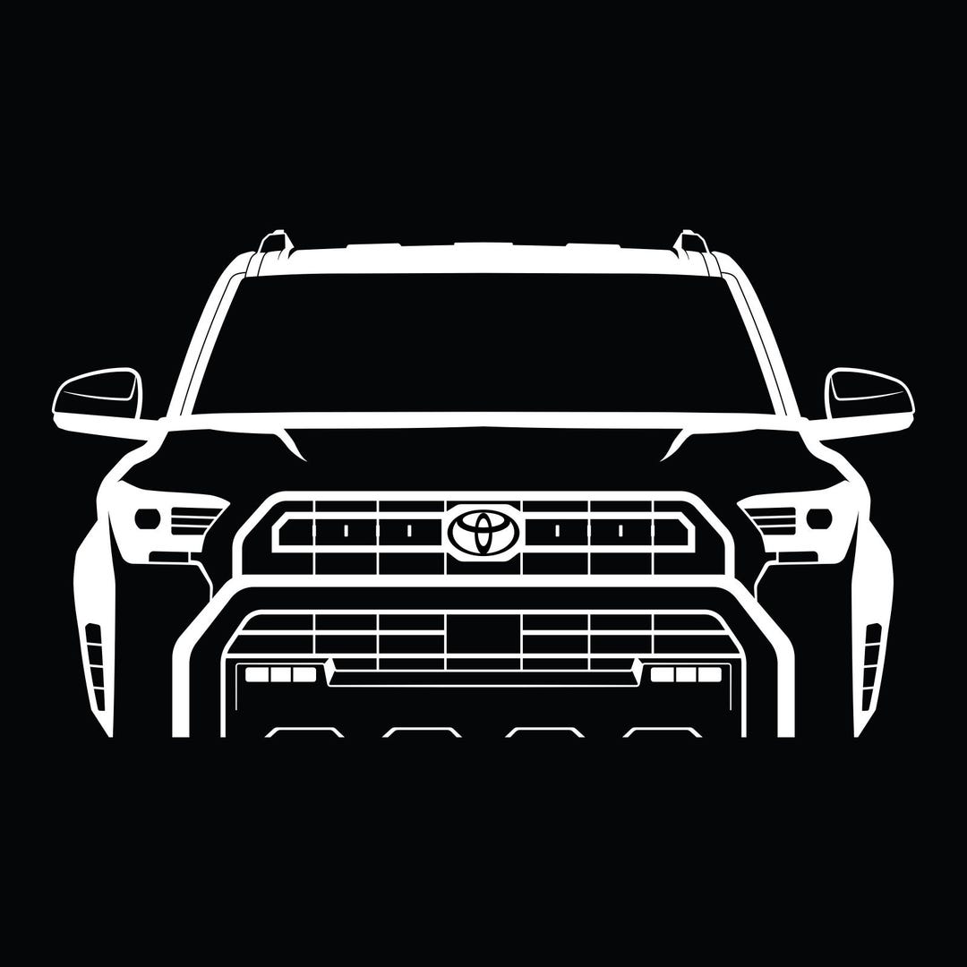 4runner (N500) Front and Rear Vector File - Etsy