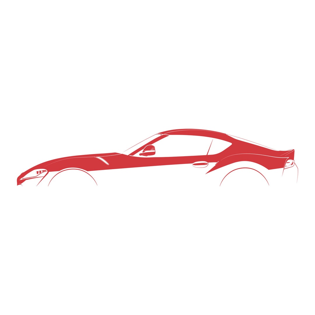 Buy Supra A90 Silhouette Vector File Online in India - Etsy