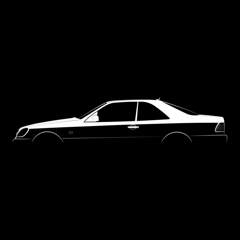 Cl-class C140 Silhouette Vector File - Etsy