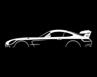 Amg Gt Silhouette - Etsy