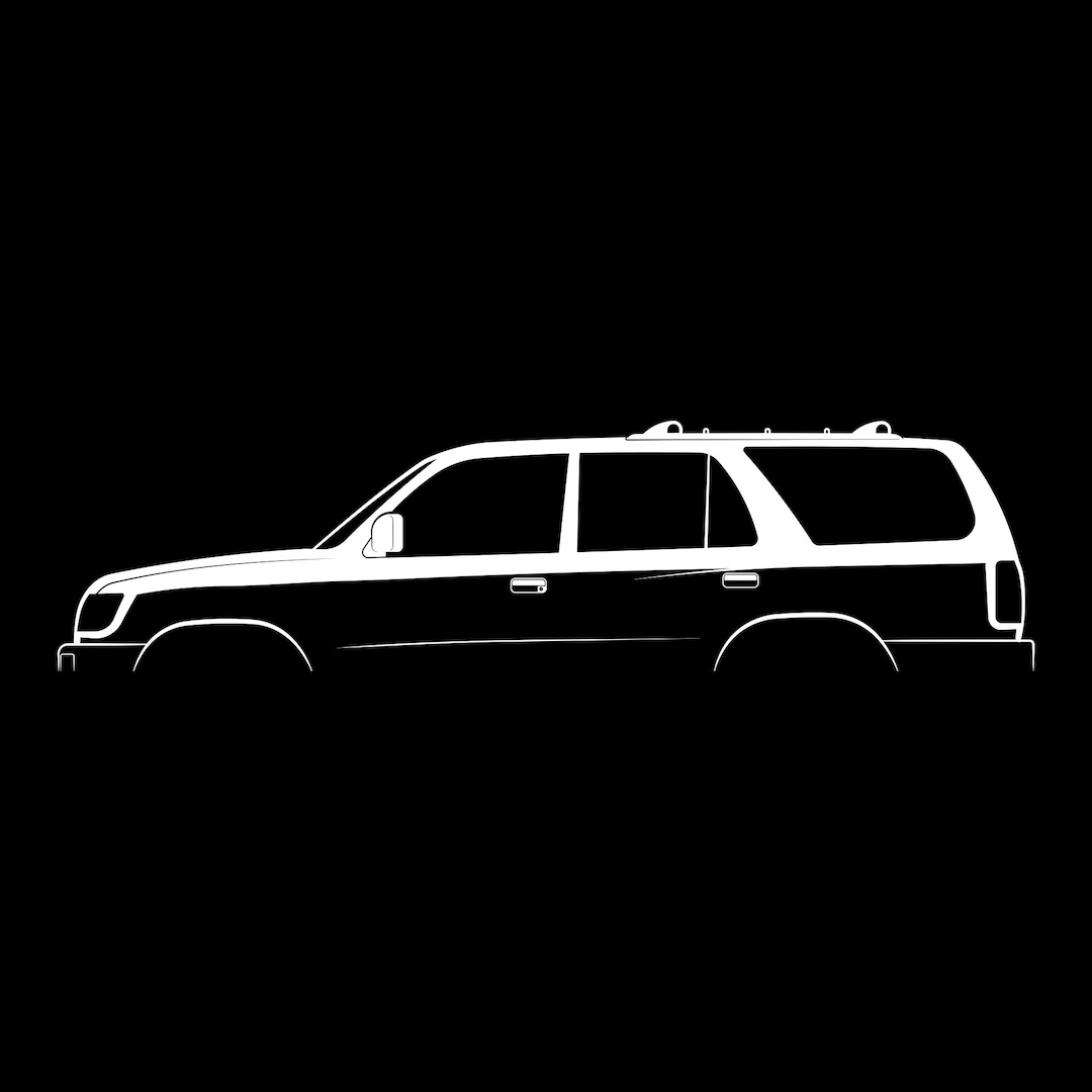 4runner (N180) Silhouette Vector File - Etsy