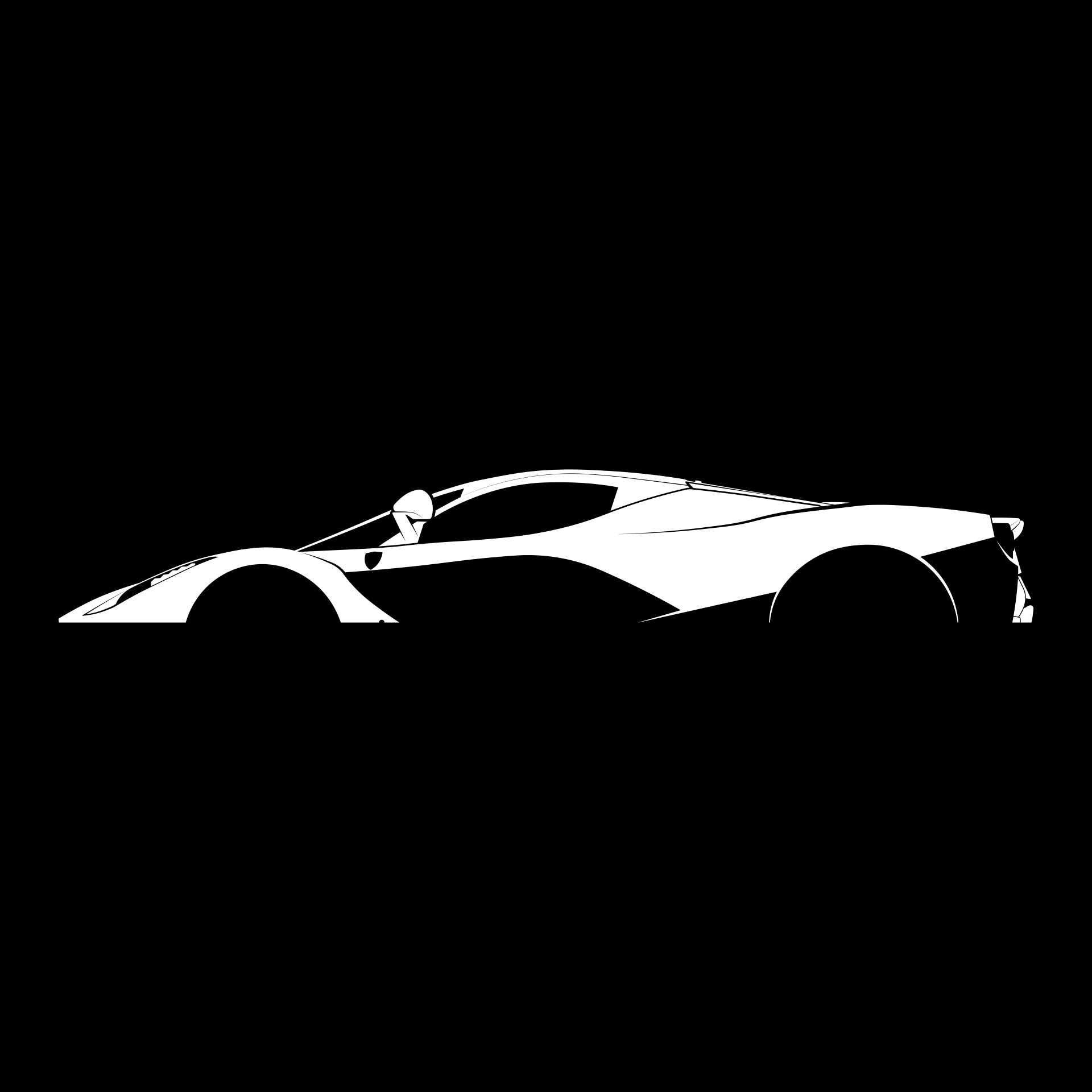 Laferrari Silhouette Vector File - Etsy UK