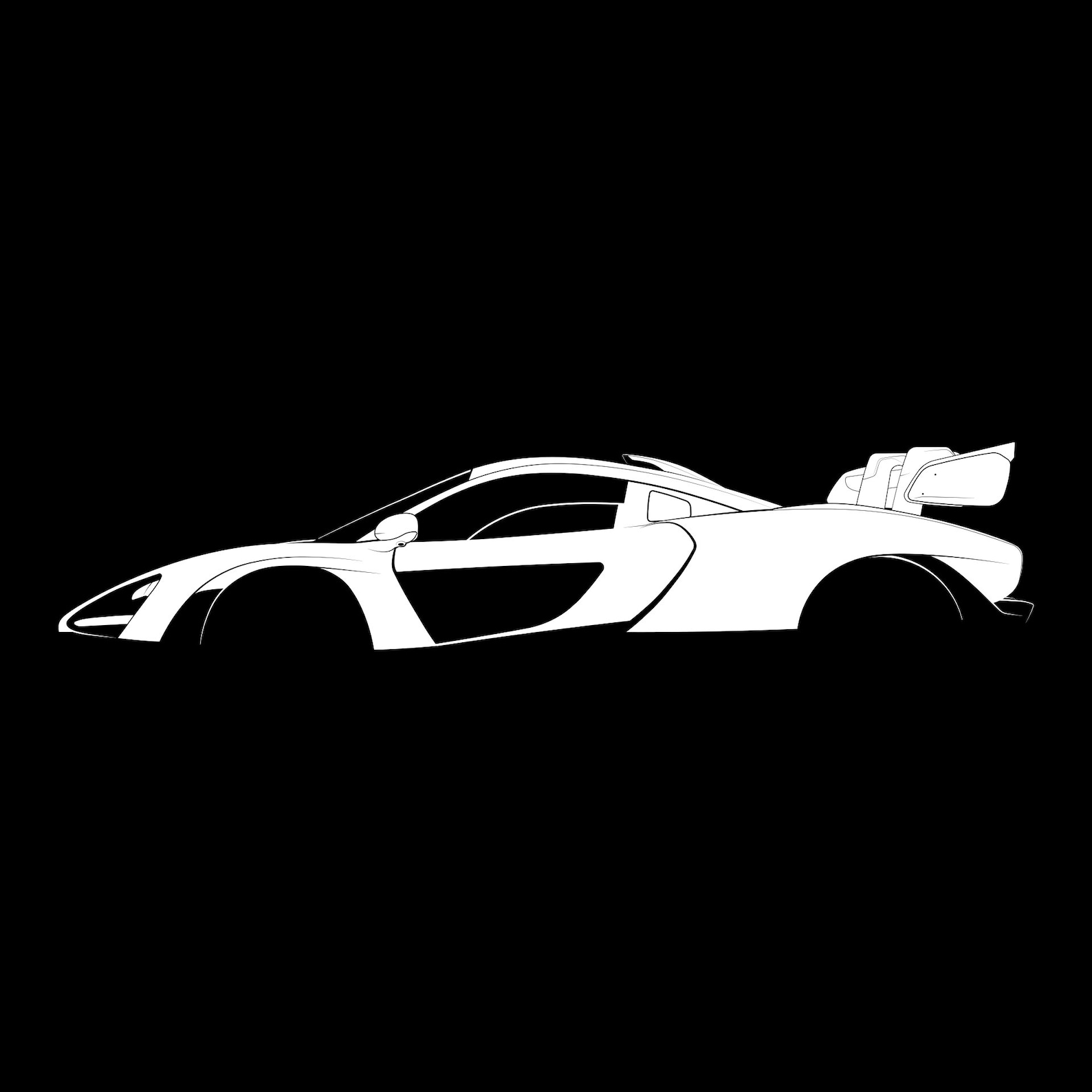 Senna Silhouette Vector File - Etsy