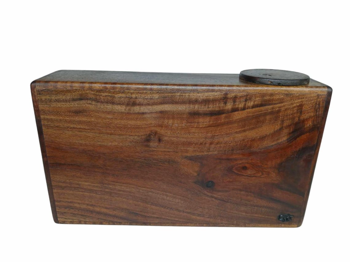 Bu. Black Walnut Burl Shoe Box Urn. - Etsy