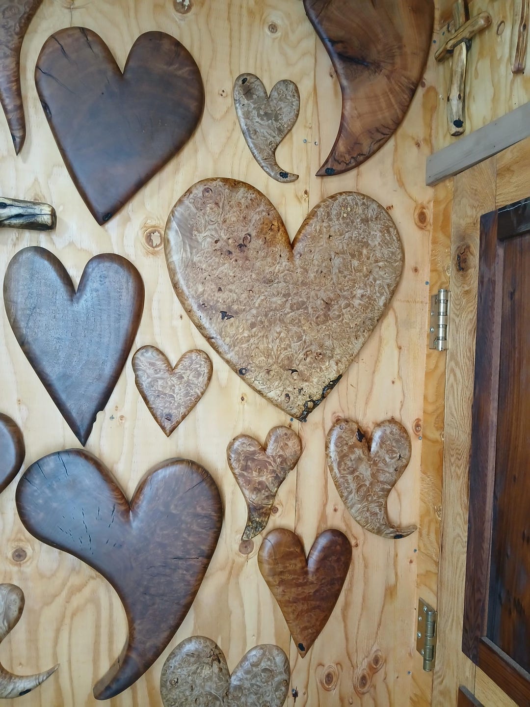 H1. Huge Oregon Maple Burl Wall Hanging Heart. - Etsy