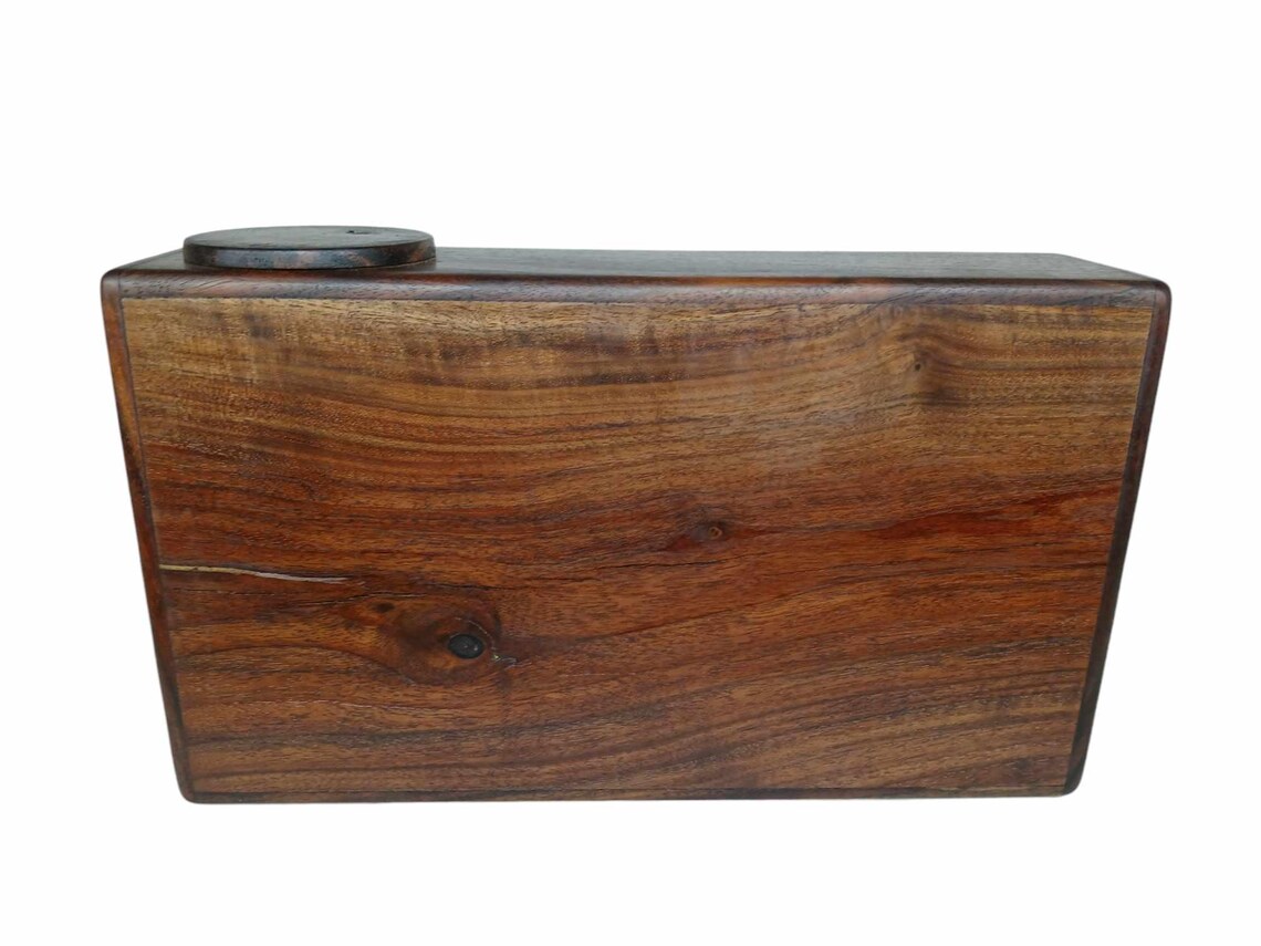 Bu. Black Walnut Burl Shoe Box Urn. - Etsy