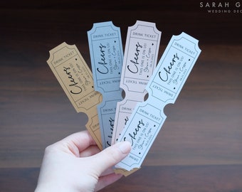 Wedding Drink Tickets - Etsy
