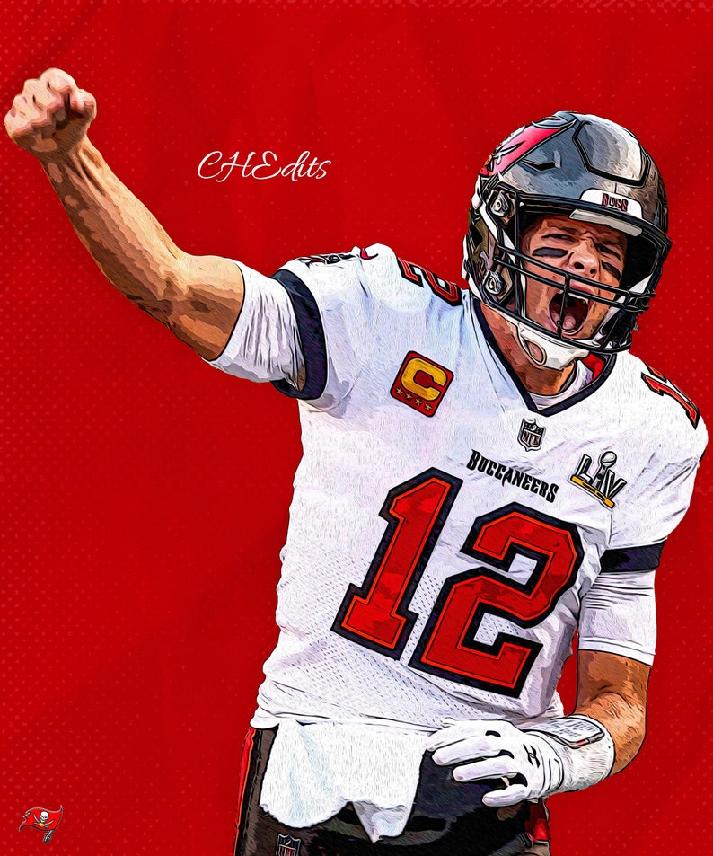 Tom Brady Poster Art - Etsy