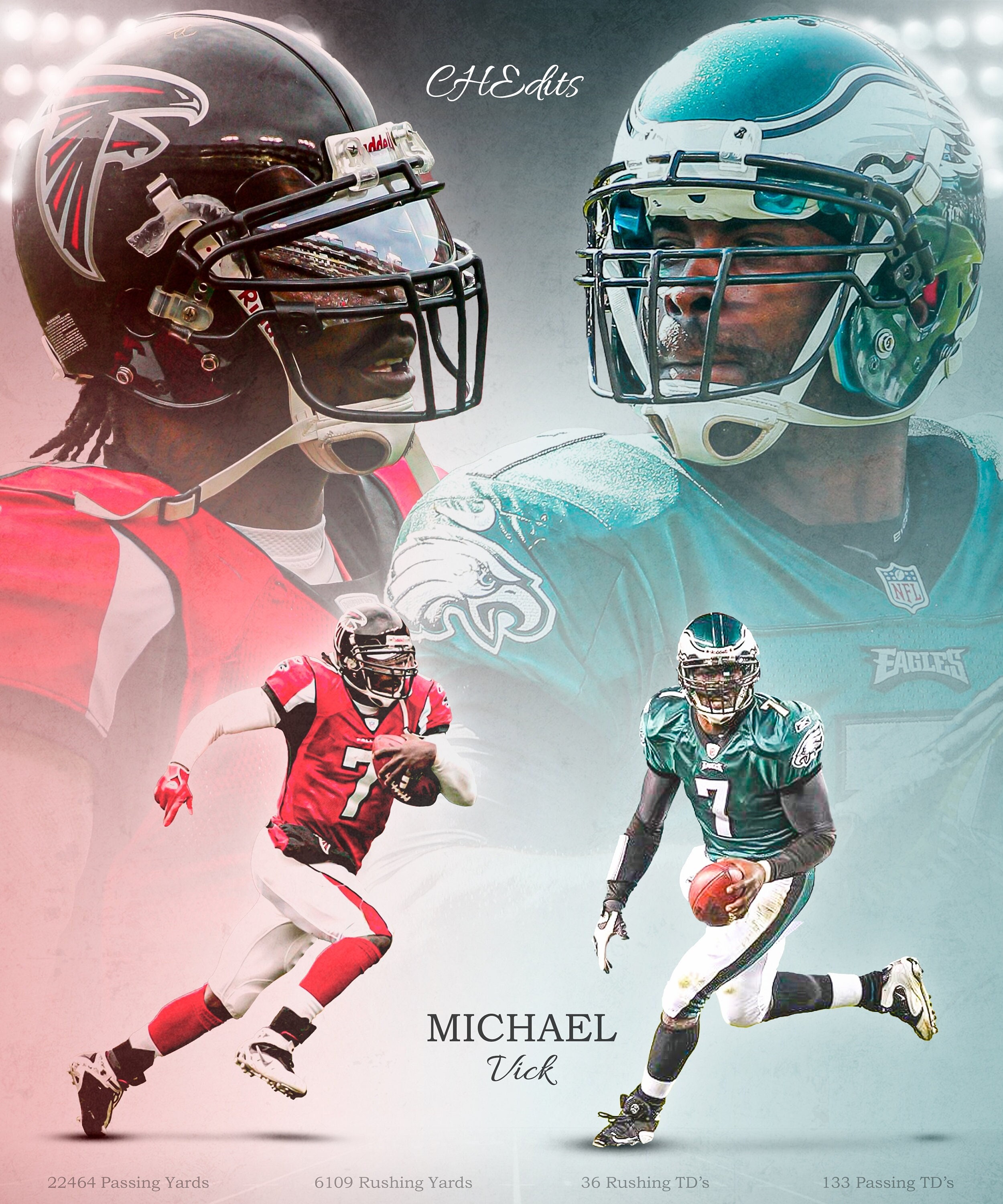 Michael Vick Sports Graphic - Etsy