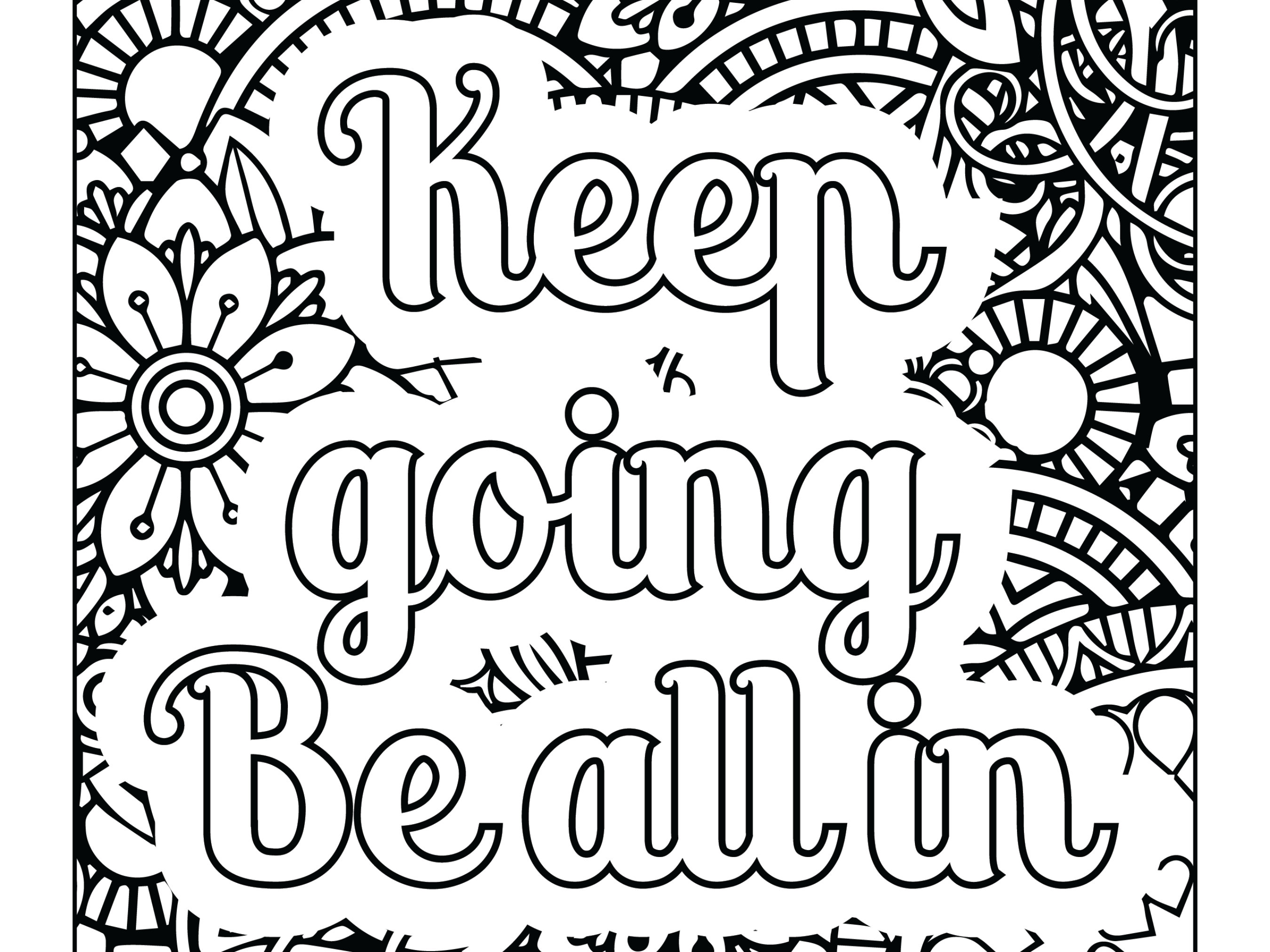 260 Inspirational Coloring Pages, Adult Coloring Pages, Digital ...