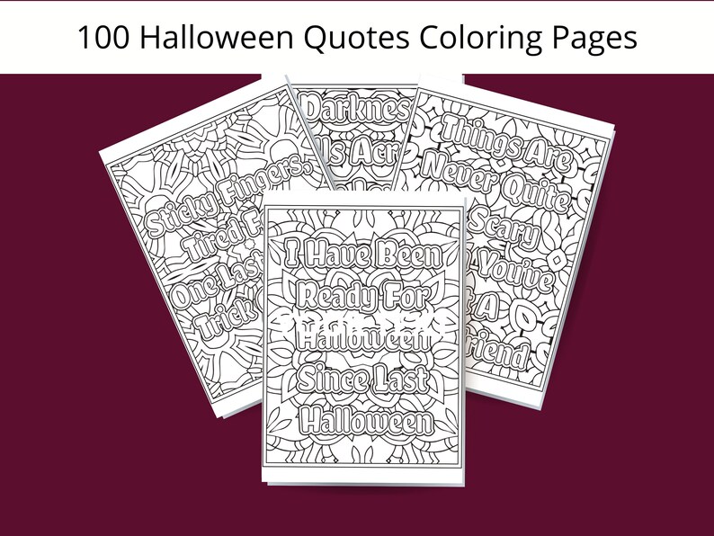 100 Halloween Quotes Coloring Pages Halloween Coloring Funny Coloring ...