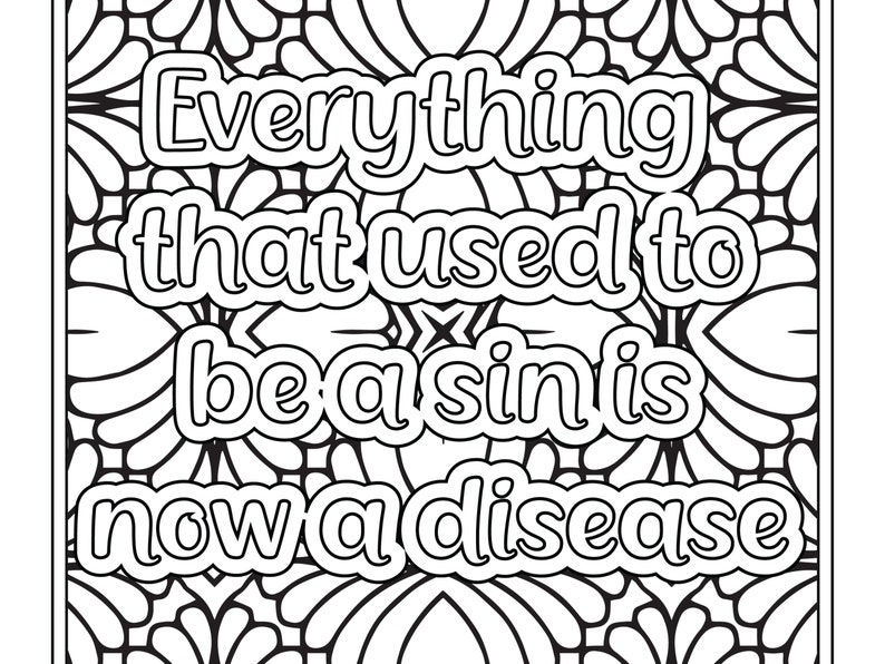 25 Funny Quotes Coloring Pages, Funny Coloring Book, Quote Coloring ...