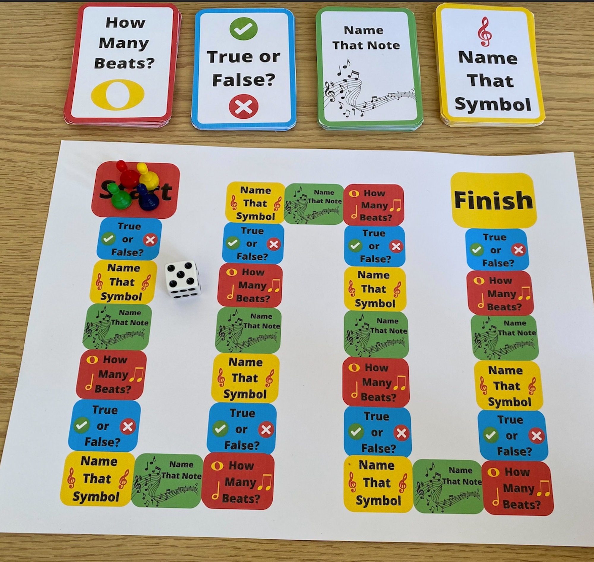 Printable Music Boardgame | Music | Piano | Music Teacher | Instant ...