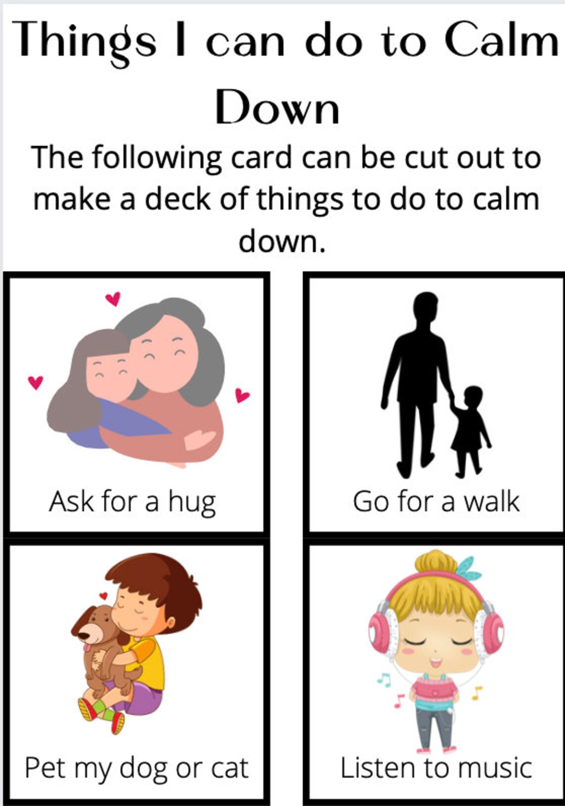 My Calm Down Kit Printable Resources Anxiety Anger Emotions PDF SEND ...