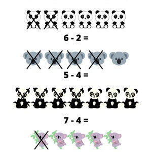 Math Worksheets Preschool - Etsy