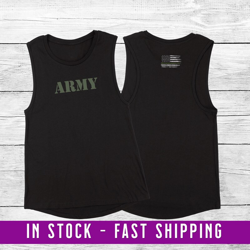 Military Tank Top - Etsy