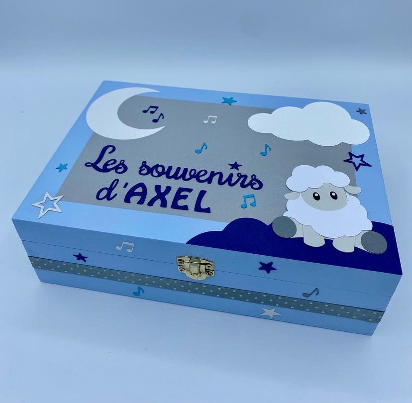 Birth Box / Wooden Birth Box / Birth Gift / Baby Decoration - Etsy