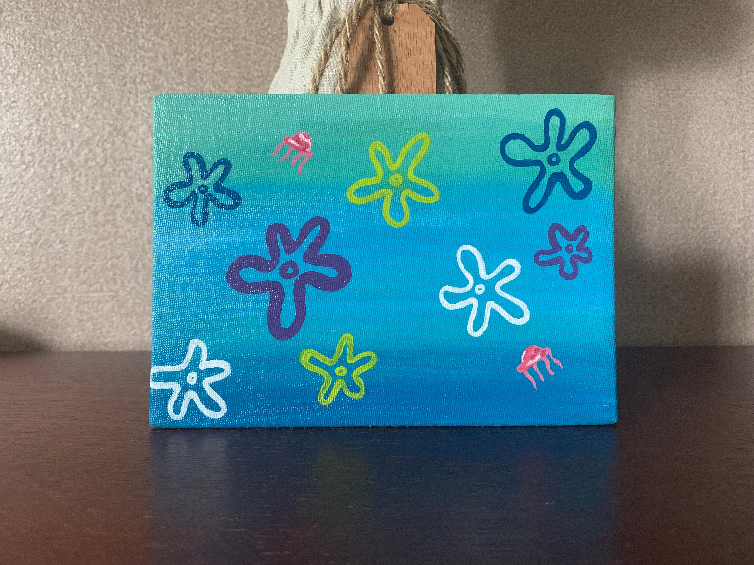 Spongebob Acrylic Painting - Etsy