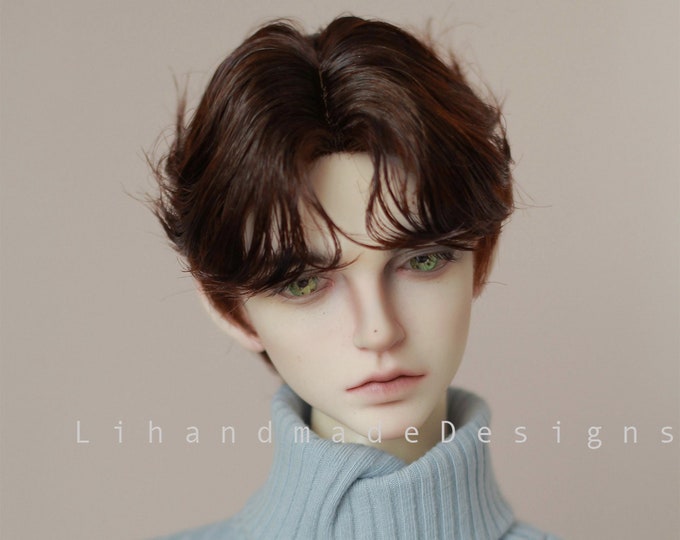 In Stock 8-9'' 7-8" Handmade Bjd Hair Styled Doll Wig for Msd Sd Soom ...