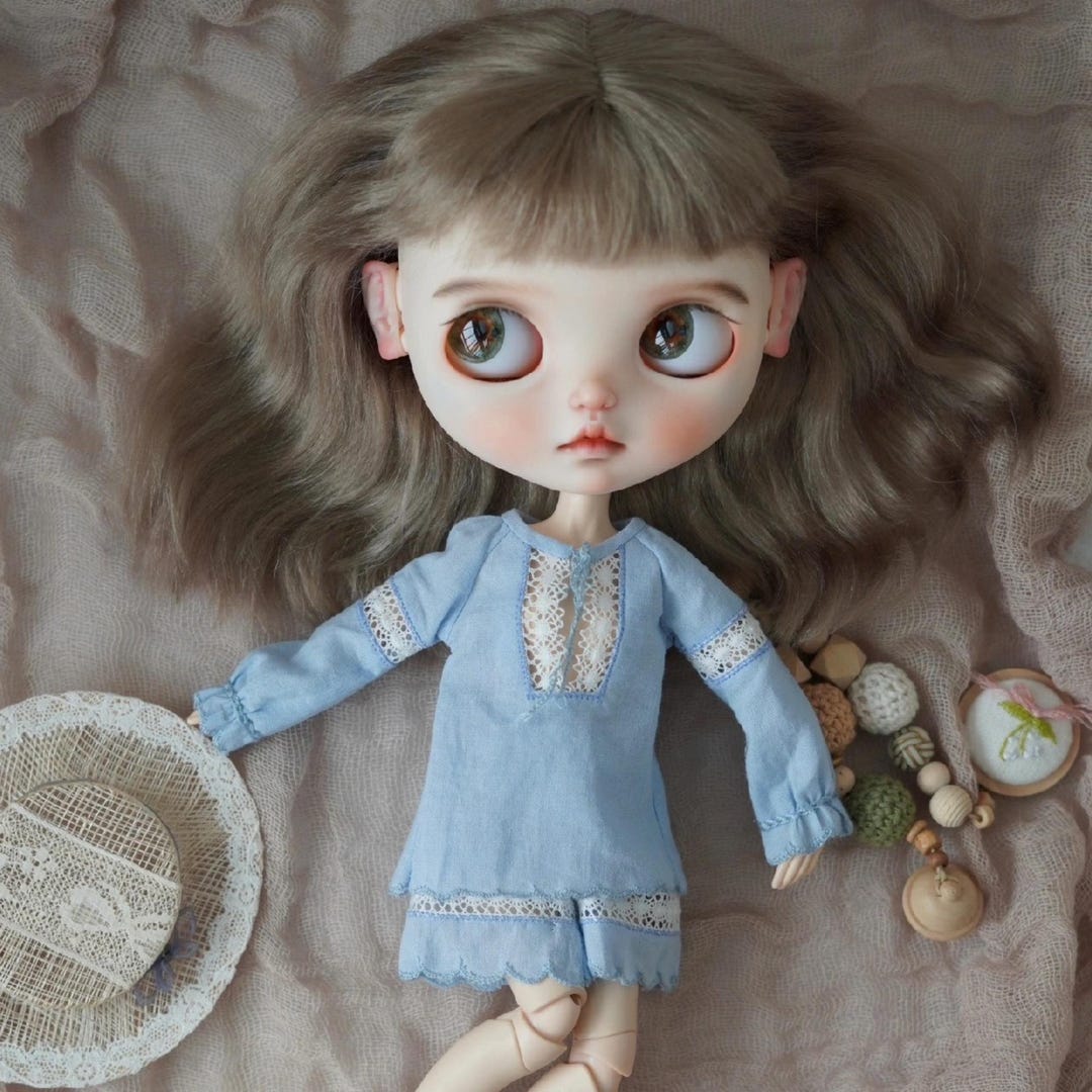 Long Vintage Blythe Doll Clothes,1/6 Doll Clothes for Azone OB24 OB22 ...