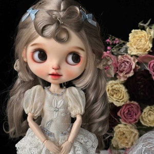 5 Piece Embroidered Dress Blythe Doll Dress Blythe Doll Clothes Azone ...