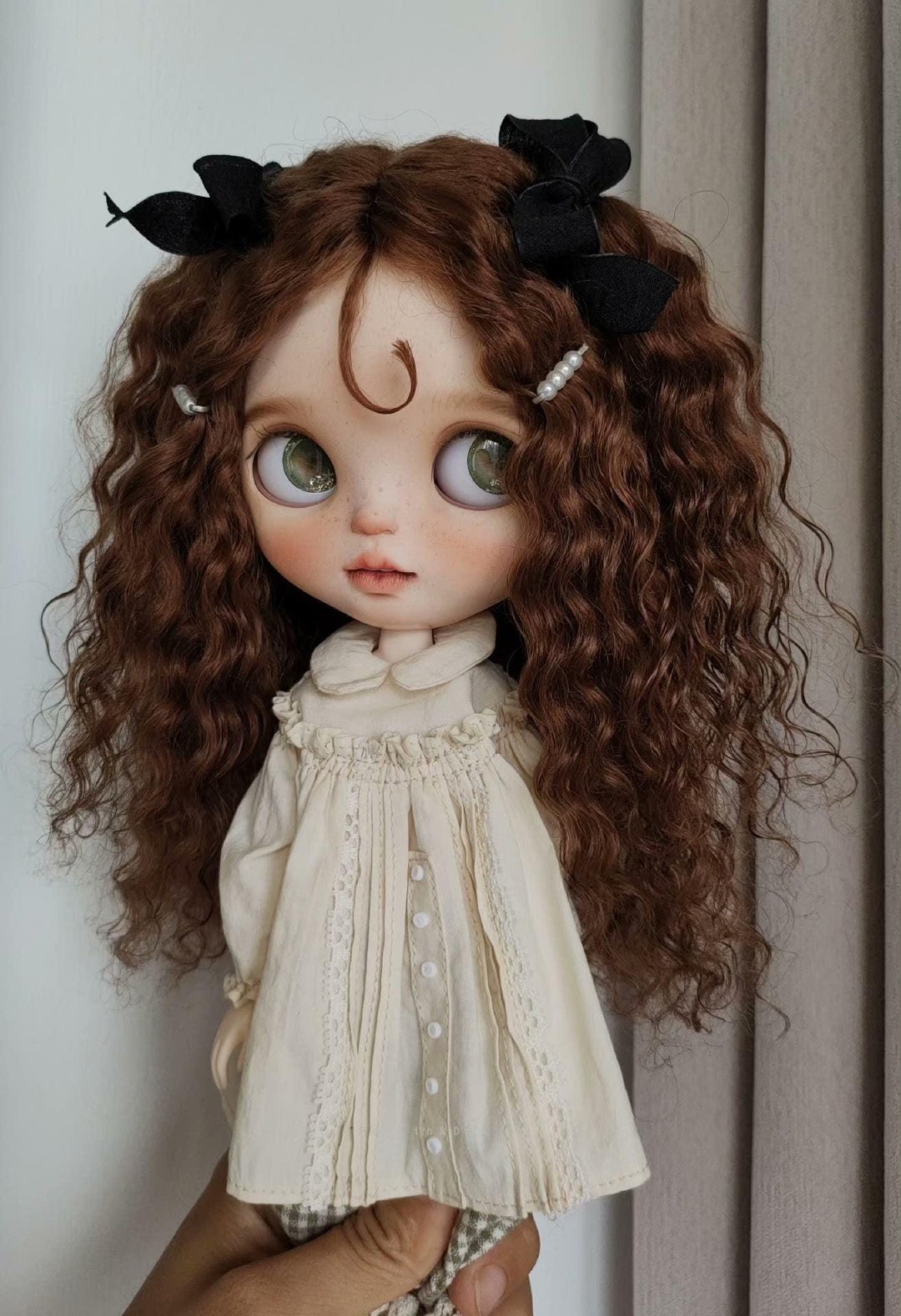 Handmade Mohair Doll Wig, Fits Blythe/qbaby, 9-10" - Etsy