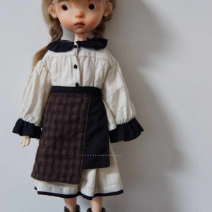 Top+skirt+apron Blythe Doll Clothes,1/6 Doll Clothes for Azone OB24 ...