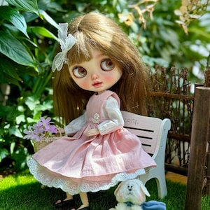 4 Piece Pink Blythe Dress, Blythe Doll Clothes,1/6 Doll Clothes for ...