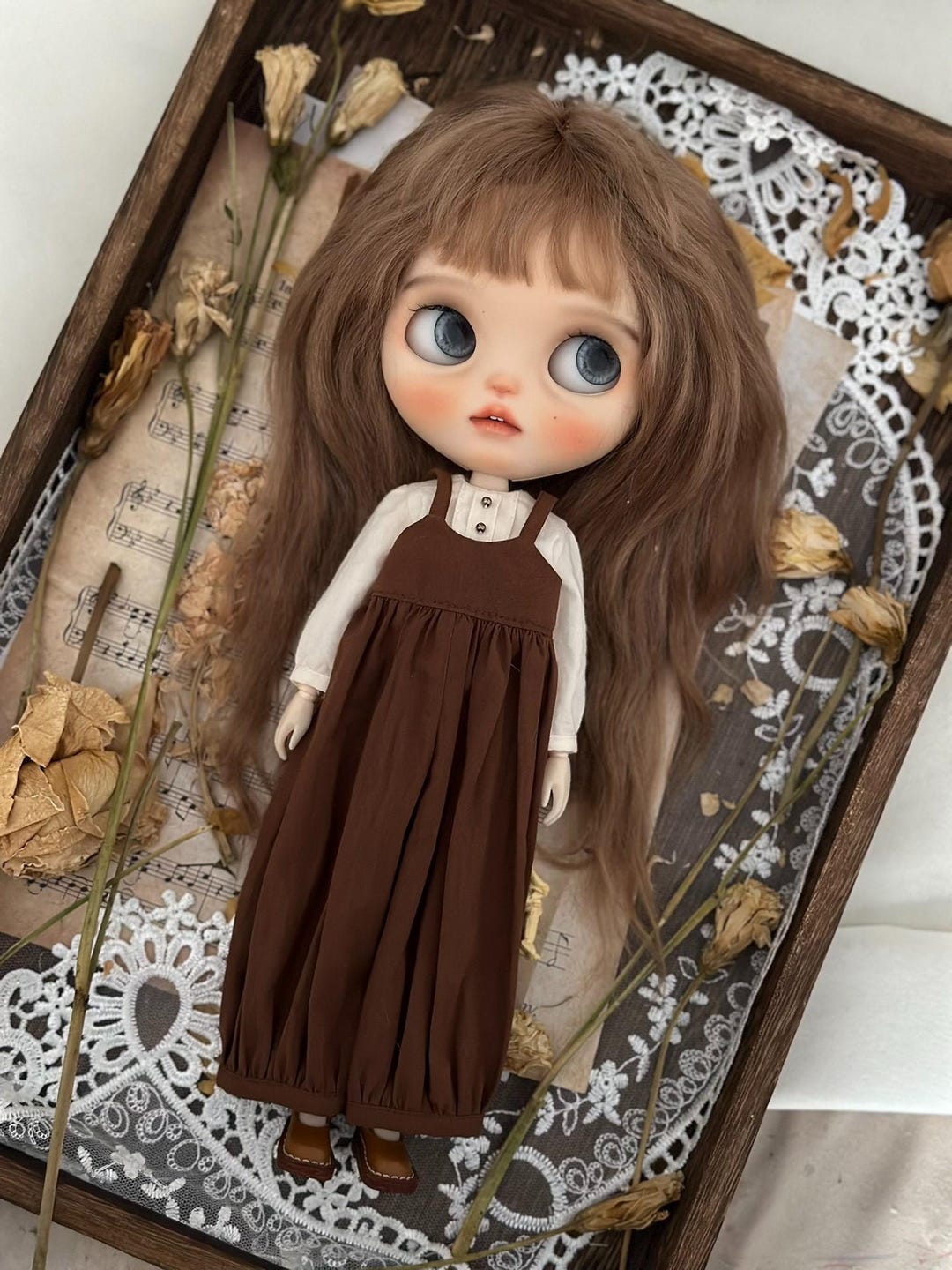 Blythe Tops & Overalls Doll Clothes,1/6 Doll Clothes for Azone OB24 ...