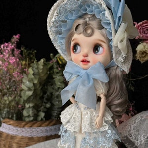 5 Piece Embroidered Dress Blythe Doll Dress Blythe Doll Clothes Azone ...