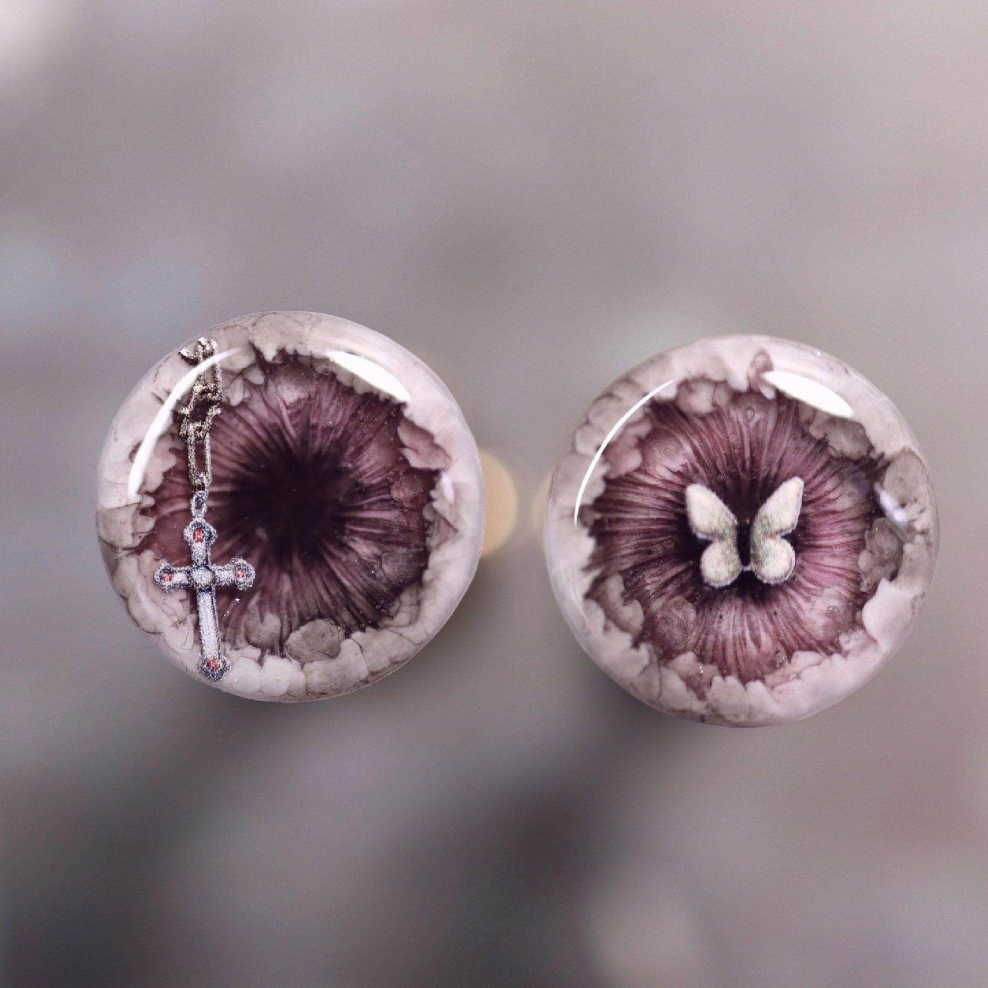 Realistic Blythe Eye Chips 14mm: UV Resin, Swarovski Crystal Doll Eyes ...