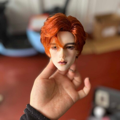 Limited Silvery Black 8-9'' Handmade Bjd Hair Styled - Etsy