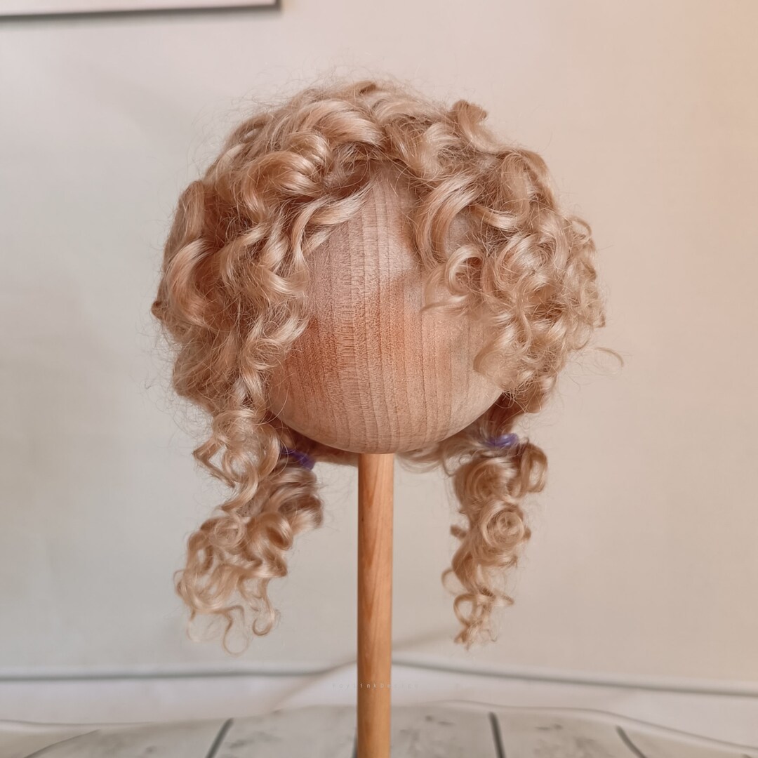 Mohair Blythe/qbaby Linen Gold Doll Wigs,blythe/qbaby Hair,qbaby/blythe ...