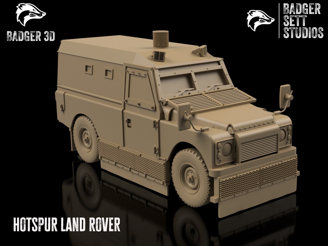 Hotspur Land Rover Modern Warfare/wargames Badger Sett Studios - Etsy