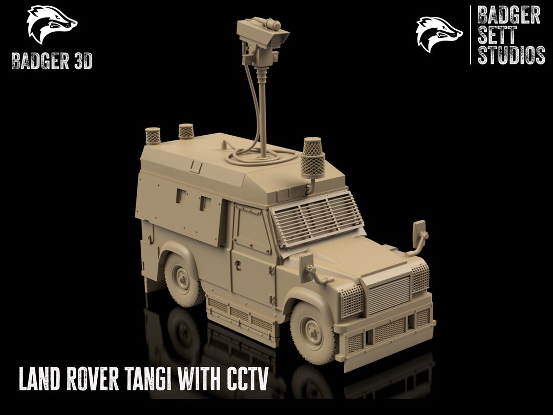 Land Rover Tangi With CCTV Modern Warfare/wargames Badger Sett Studios - Etsy