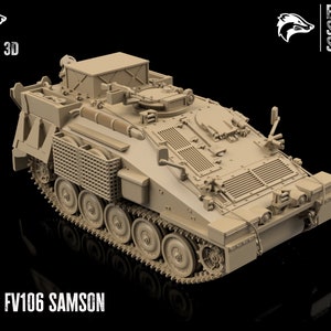 Alvis FV106 Samson Modern Warfare/wargames Badger Sett Studios - Etsy