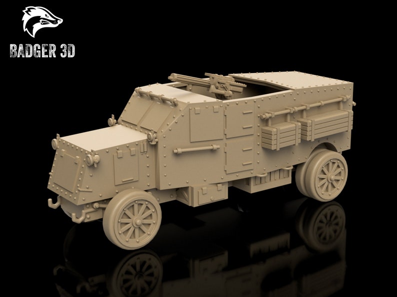 WWI British Pierce-arrow Armoured Car Wargames / Display - Etsy