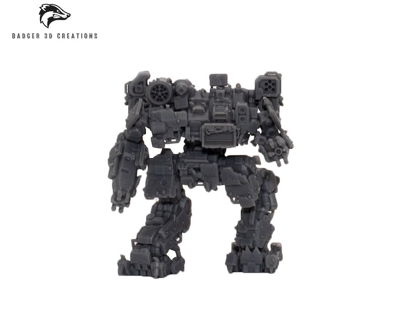 Corsair Mech for Battletech 6mm Scale With Hex Base 4-8k - Etsy Australia