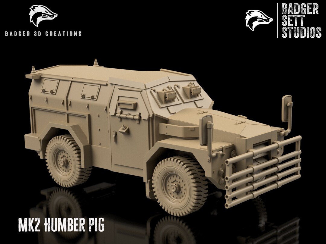MK2 Humber Pig Modern Warfare/wargames Badger Sett Studios - Etsy Australia