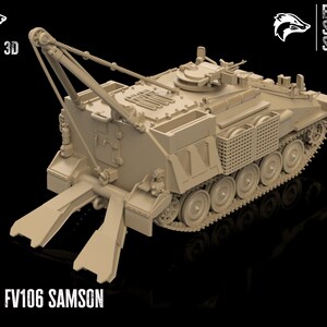 Alvis FV106 Samson Modern Warfare/wargames Badger Sett Studios - Etsy