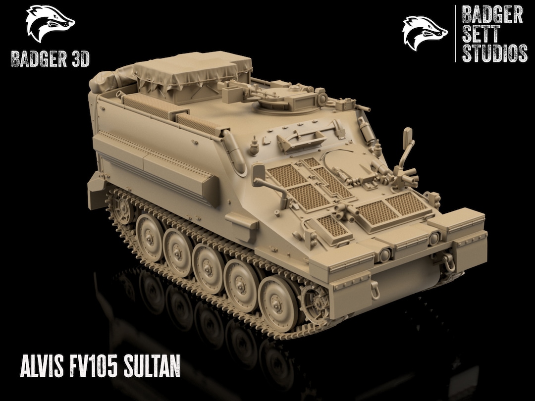 Alvis FV105 Sultan Modern Warfare/wargames Badger Sett Studios - Etsy