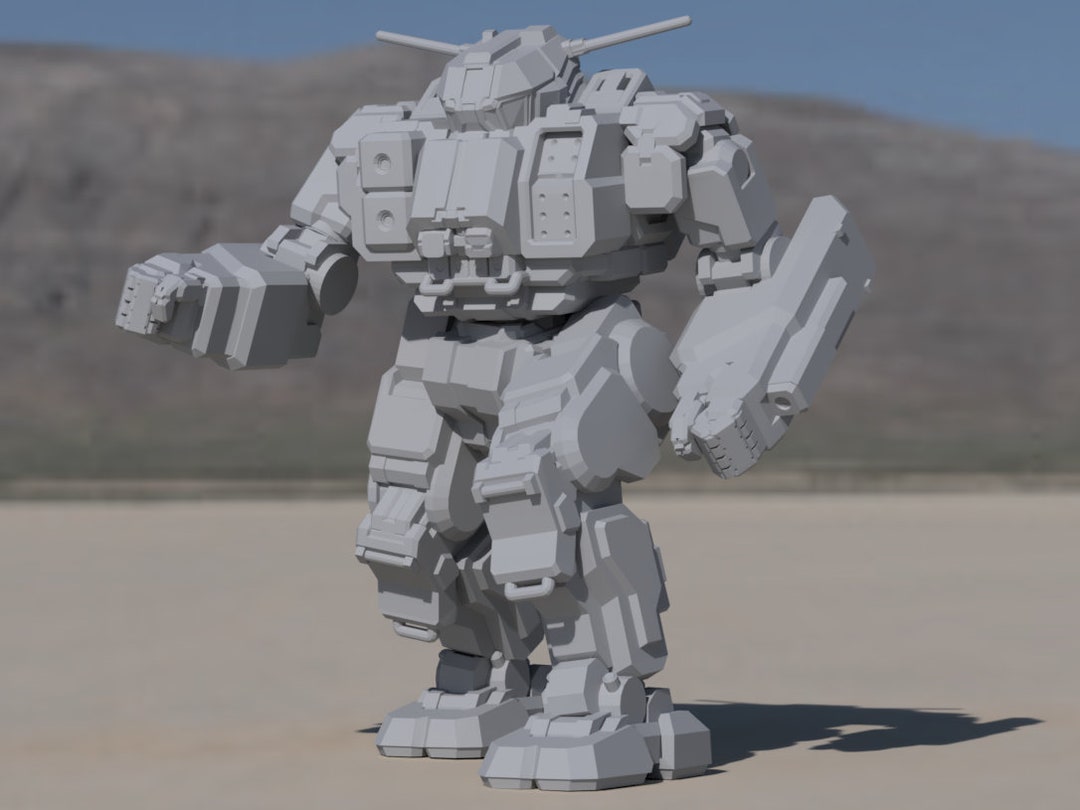 QKD-4G Quickdraw Mech for Battletech With Hex Base - Etsy