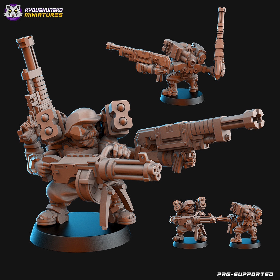 Dwarf Expedition Scouts & Sentry / Wargames / Fantasy Etc. - Etsy