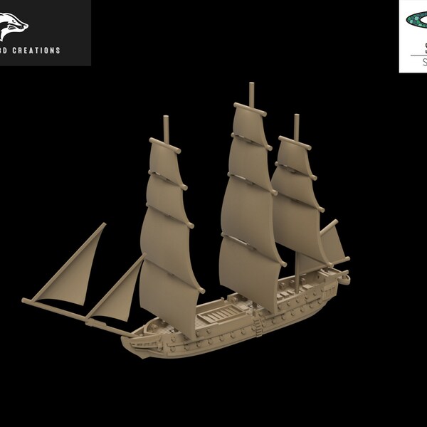 Uss Constitution Ship 3d Print - Etsy