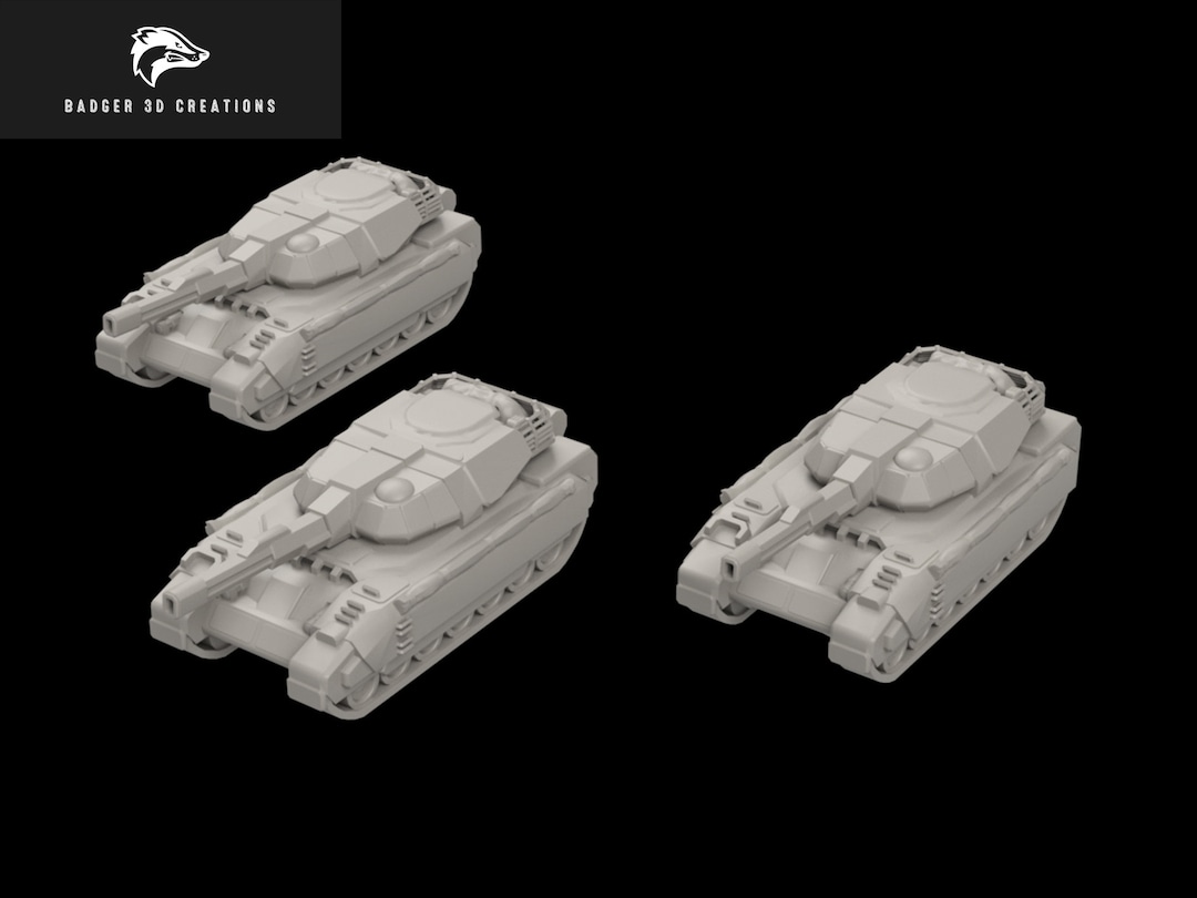 3 X Manticore Tanks for Battletech With Hex Bases - Etsy UK