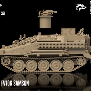 Alvis FV106 Samson Modern Warfare/wargames Badger Sett Studios - Etsy