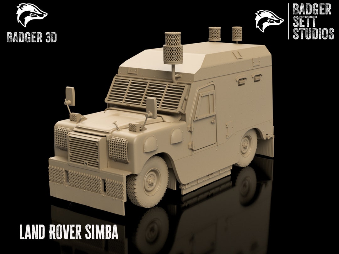 Land Rover Simba Modern Warfare/wargames Badger Sett Studios - Etsy